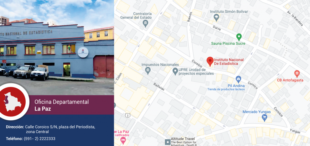 Oficinas departamentales - INE